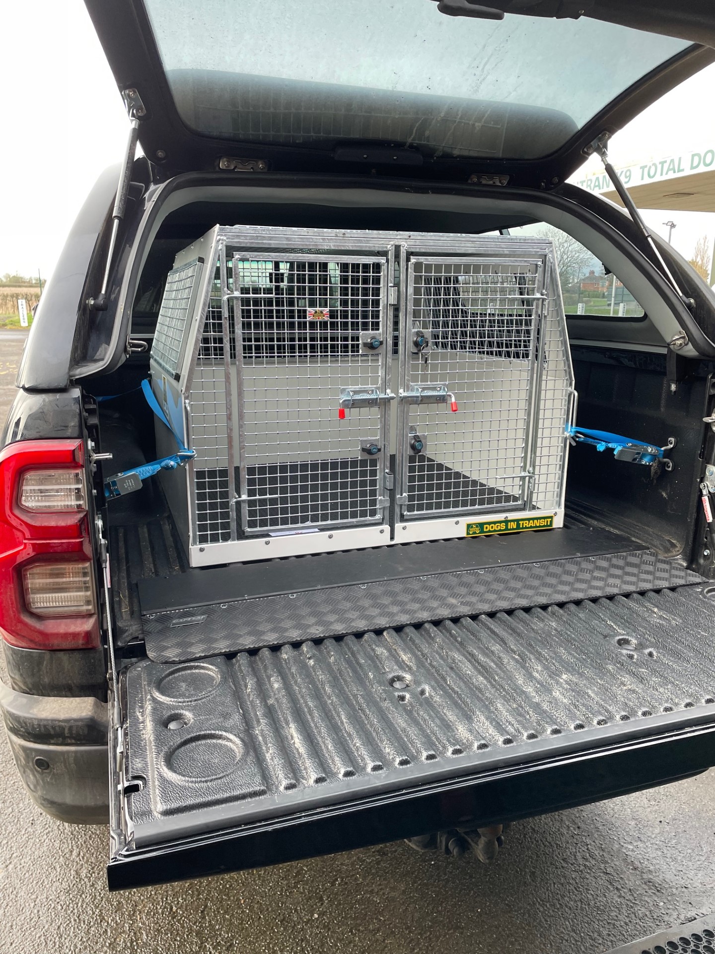 Double Dog Box | Secure Multi-Dog Transport | Lintran