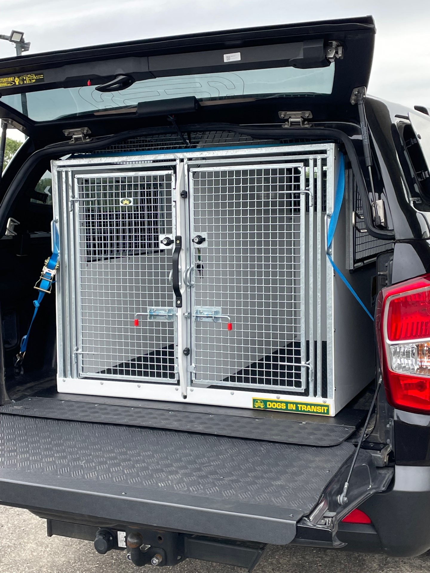 Double Dog Box | Secure Multi-Dog Transport | Lintran