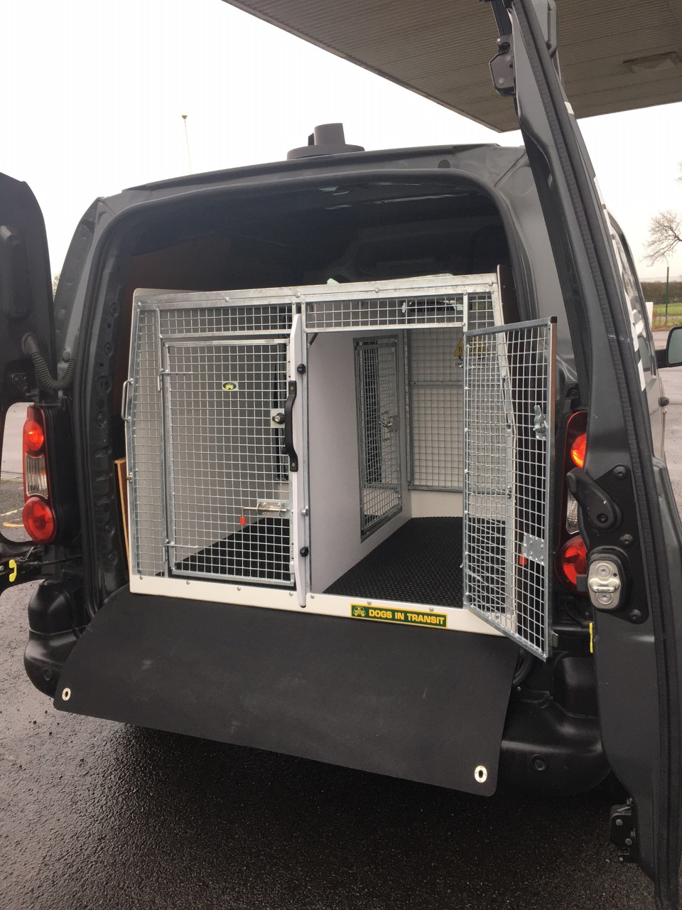 Custom Double Dog Box for Vans | Tailored Design | Lintran